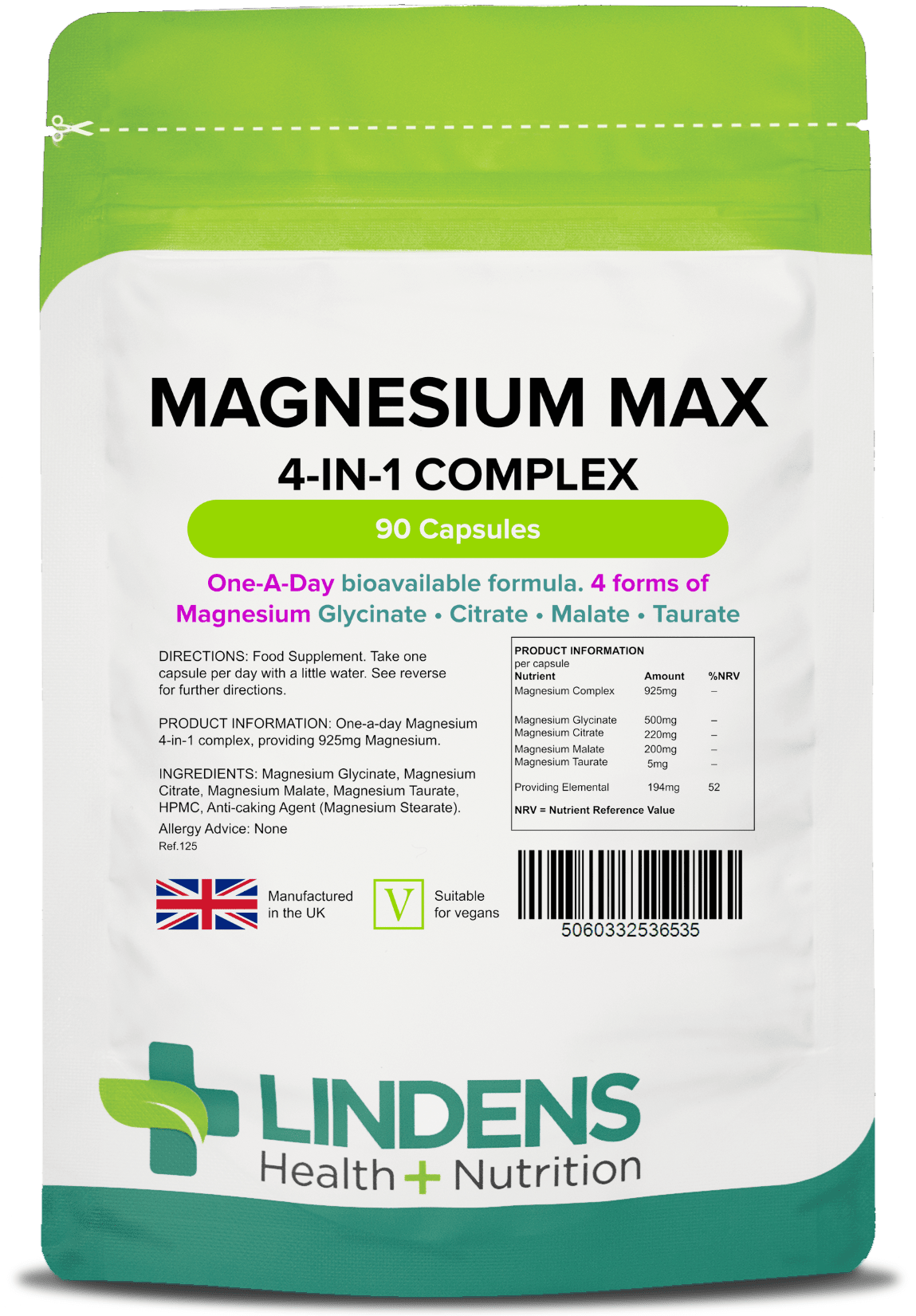 NEW Magnesium Max 4-in-1 Complex – Lindens Health + Nutrition